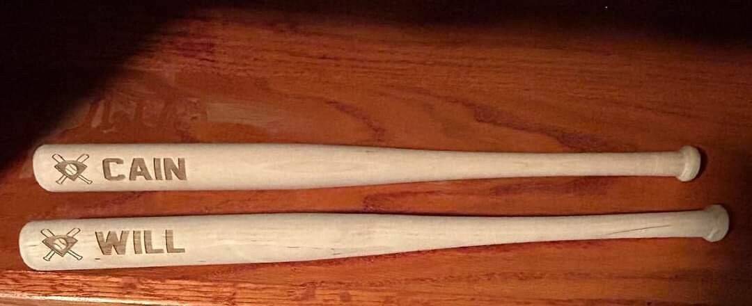 Engraved Mini Baseball Bat - baseball gift, softball gift, mini bat ...